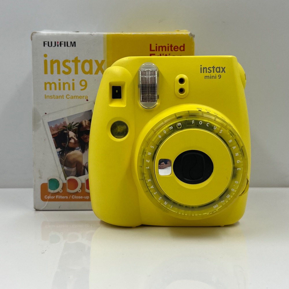 Pre-owned FUJIFILM INSTAX MINI 9 LIMITED EDITION CLEAR YELLOW INSTANT ...